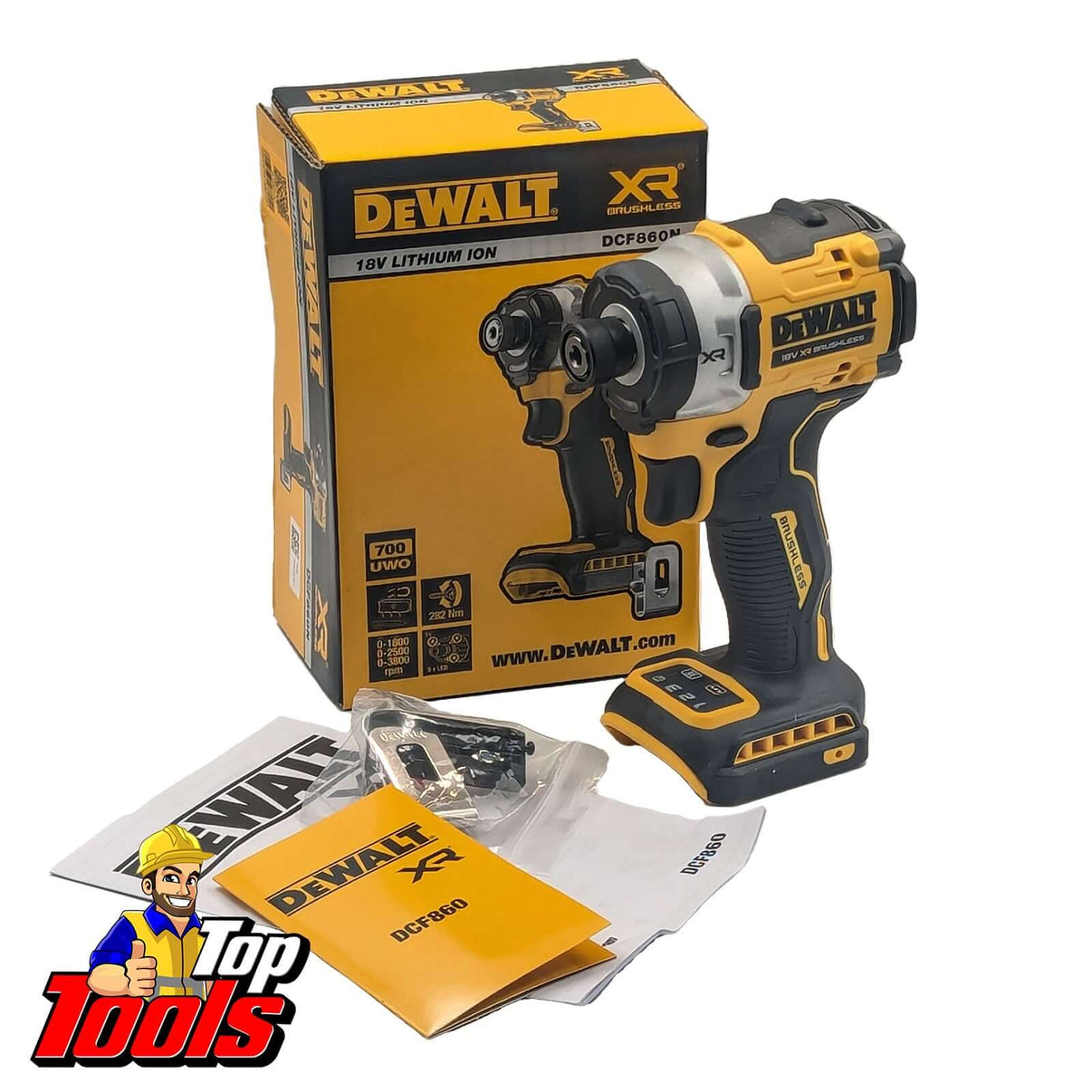 DeWalt 18V Impact Driver DCF860N-XJ- Compact Power – Top Tools Australia